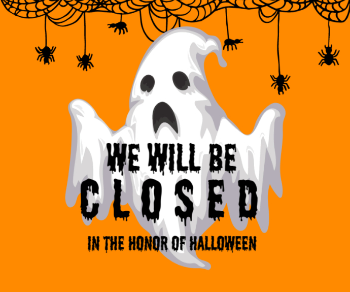 31 October Halloween day closed Template | PosterMyWall