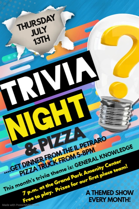 Copy of Trivia Night Poster (4) | PosterMyWall