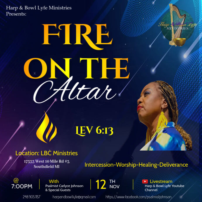 Copy of gospel concert flyer | PosterMyWall