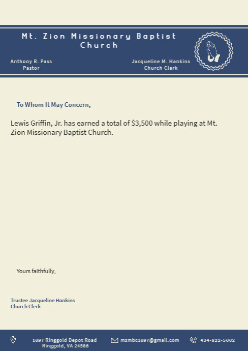 Modern Church Letterhead Design | PosterMyWall