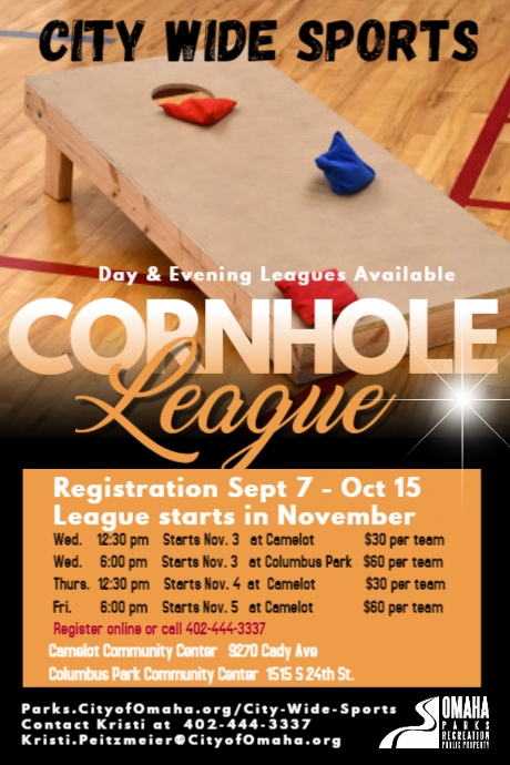 Copy of Copy of Cornhole Tournament Poster | PosterMyWall