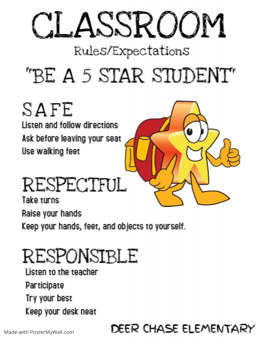 Copy of PBIS Classroom | PosterMyWall