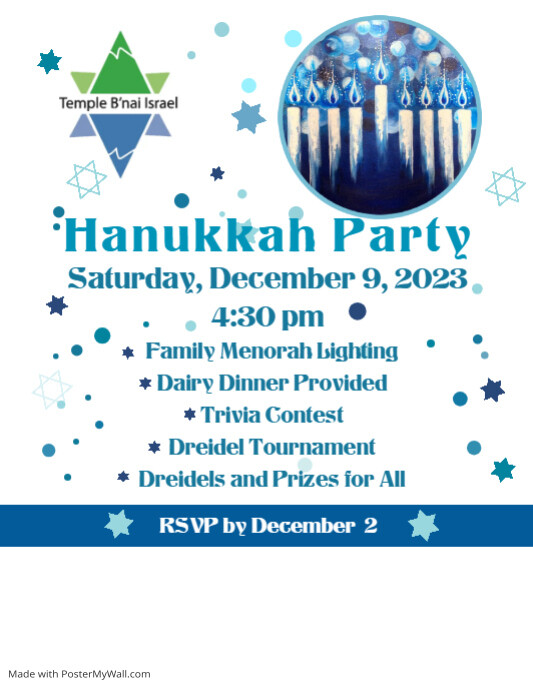 Hanukkah 2023 | PosterMyWall