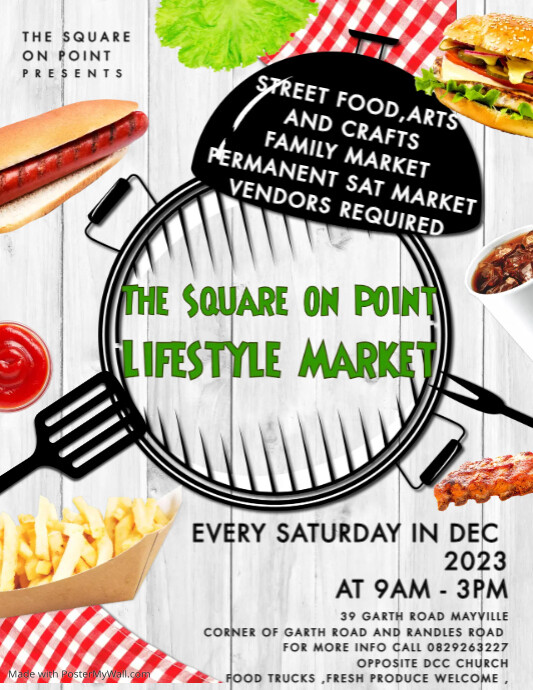 Rustic Summer BBQ Grill Food Event Flyer | PosterMyWall