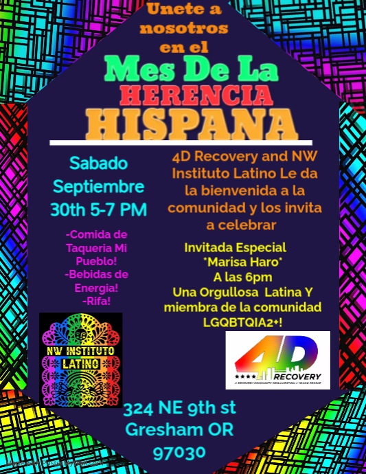 National Hispanic Heritage Month Flyer