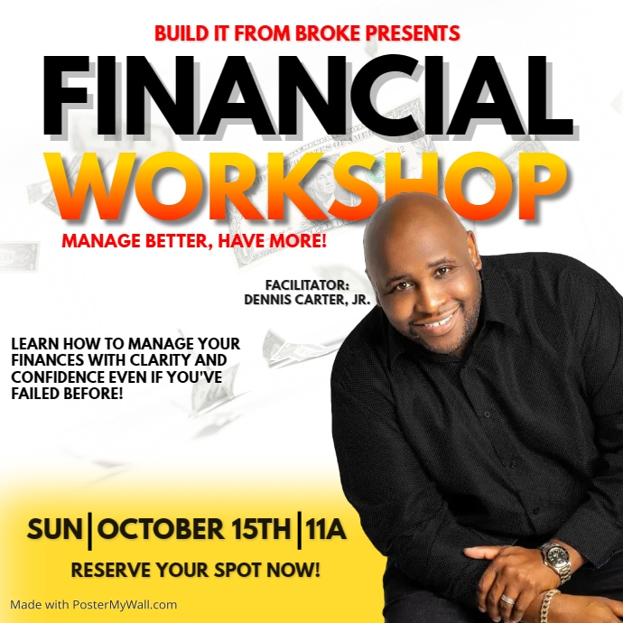 finance sunday service flyer (3) | PosterMyWall