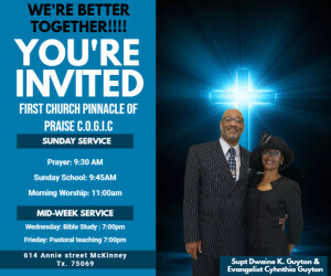 Copy of Blue Sunday Service Invitation | PosterMyWall