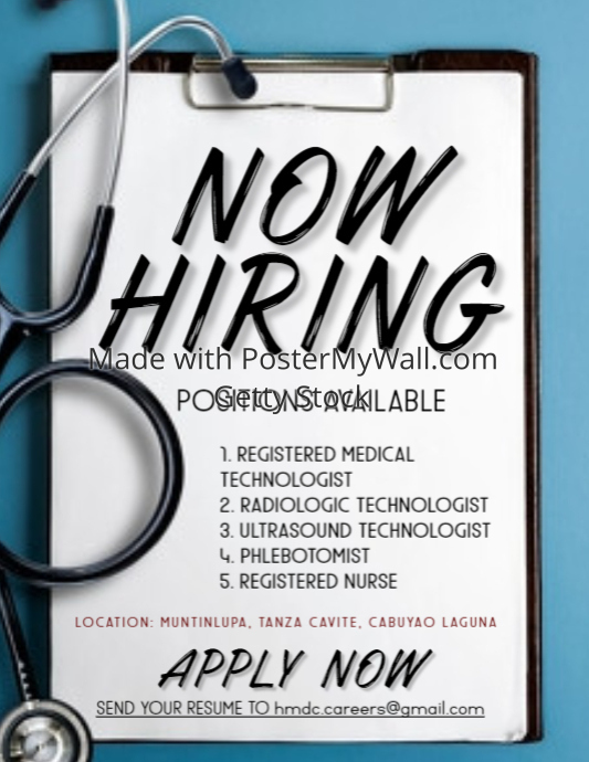 Nurse Doctor Hiring Ads Flyer Ad | PosterMyWall