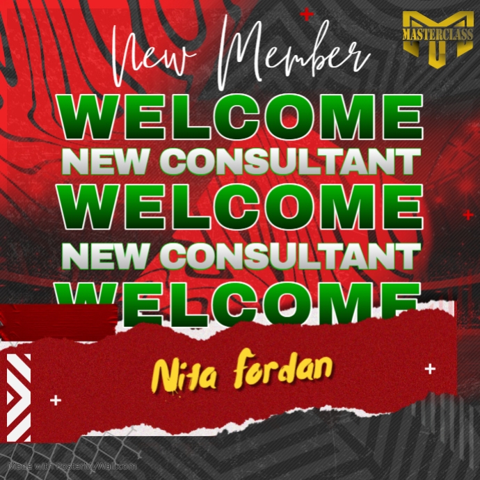 Copy of Signing New Member | PosterMyWall