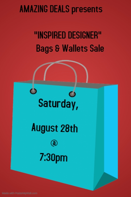 Copy of big sale shopping bag template | PosterMyWall