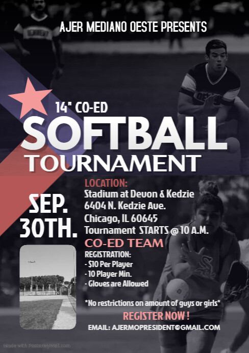 Softball Tournament Flyer | PosterMyWall