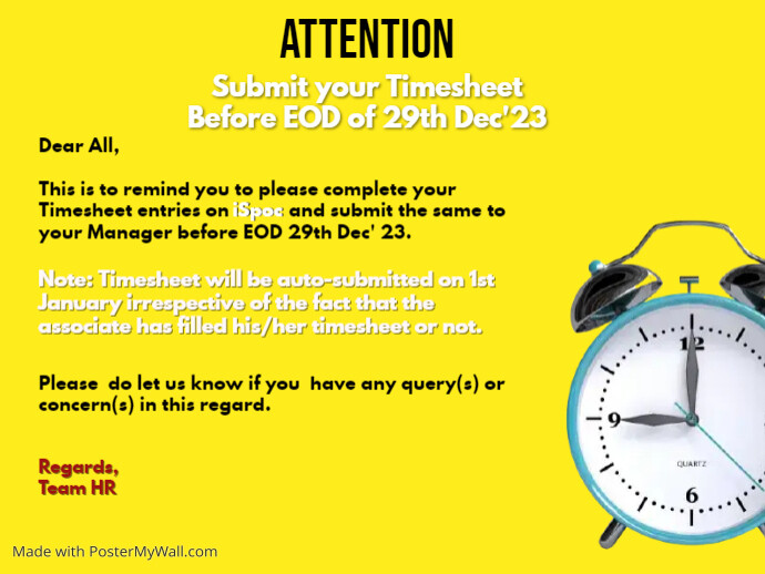 Online Service Time Change_9:00 am (1) | PosterMyWall