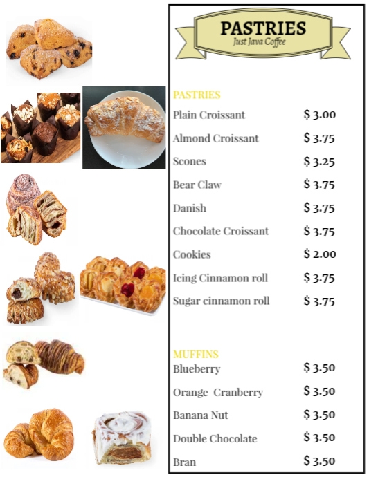 Copy 2of Bakery Price List Sweets Dessert Price Offers | PosterMyWall