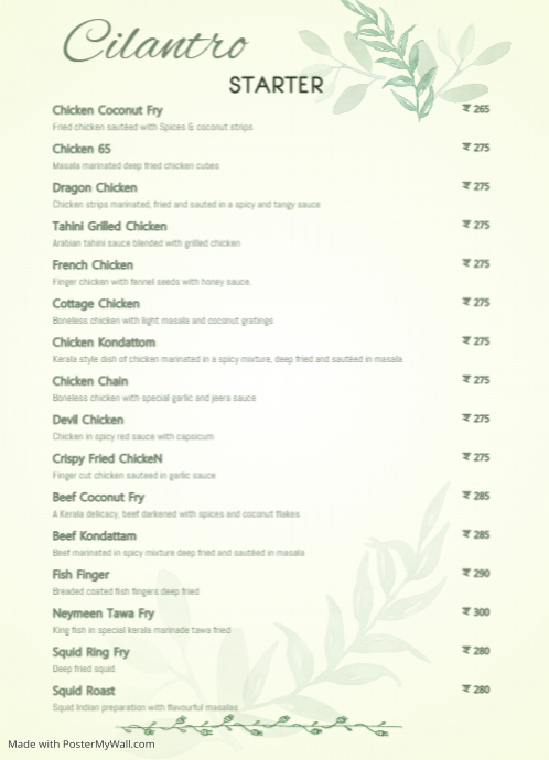 Copy of Copy of Copy of Restaurant Menu | PosterMyWall