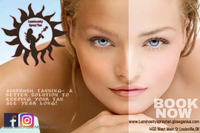 Tanning Salon Summer Ad Discount Trial Flyer | PosterMyWall