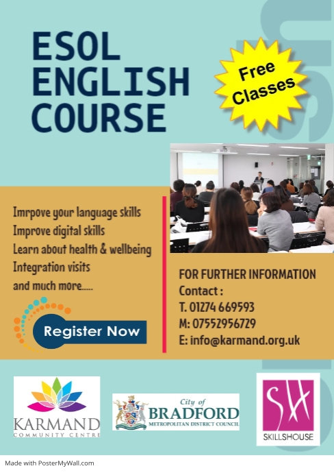 Copy of English Course Flyer | PosterMyWall
