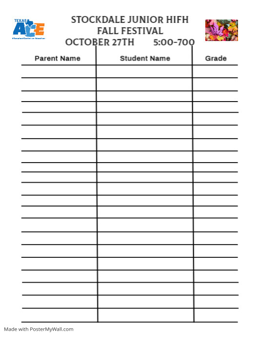 Sign Up Sheet Template (5) | PosterMyWall