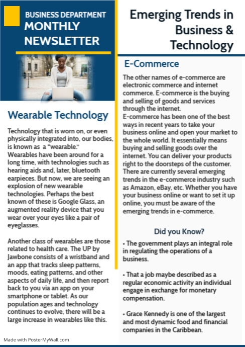 modern corporate newsletter template design (1) | PosterMyWall