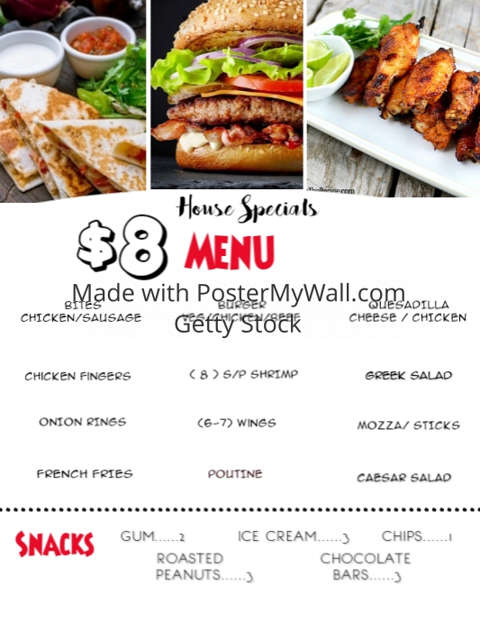 Copy of Copy of Copy of Menu | PosterMyWall