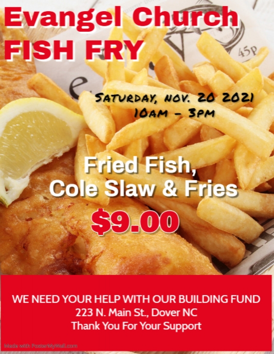 Copy of Customize this fish fry fried fish flyer | PosterMyWall