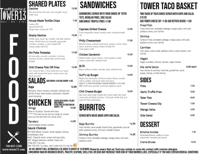 limited menu | PosterMyWall