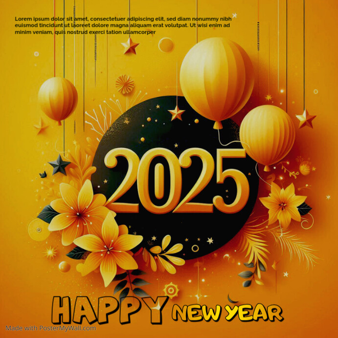 31st celebration 2025 party poster Template | PosterMyWall