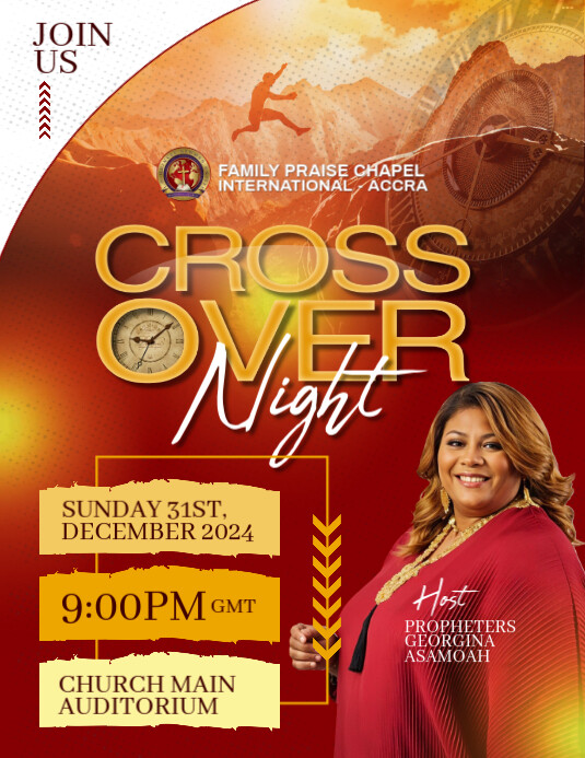 31st crossover church flyer Template | PosterMyWall