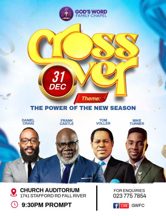 Copy of 31st Crossover church flyer | PosterMyWall