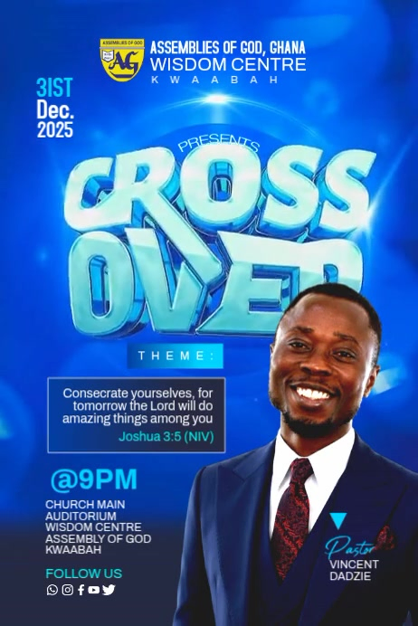 Copy of 31st crossover night church service | PosterMyWall