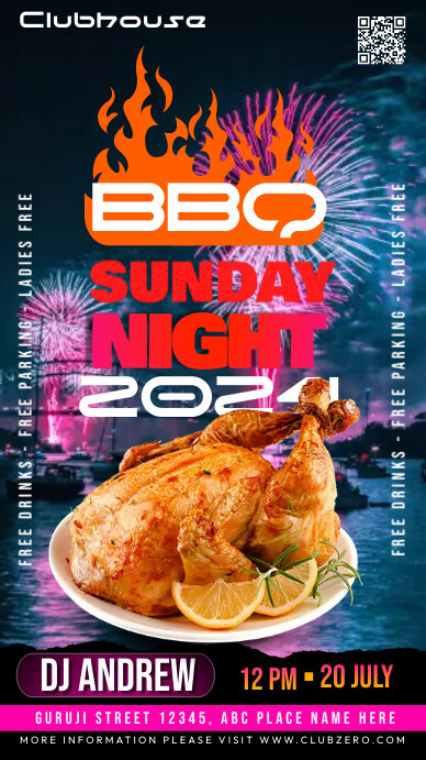 31st dec fireworks night party Template | PosterMyWall