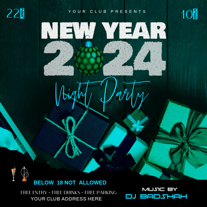 31st dec music party Template | PosterMyWall