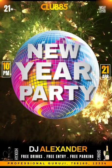 31st dec music party Template | PosterMyWall