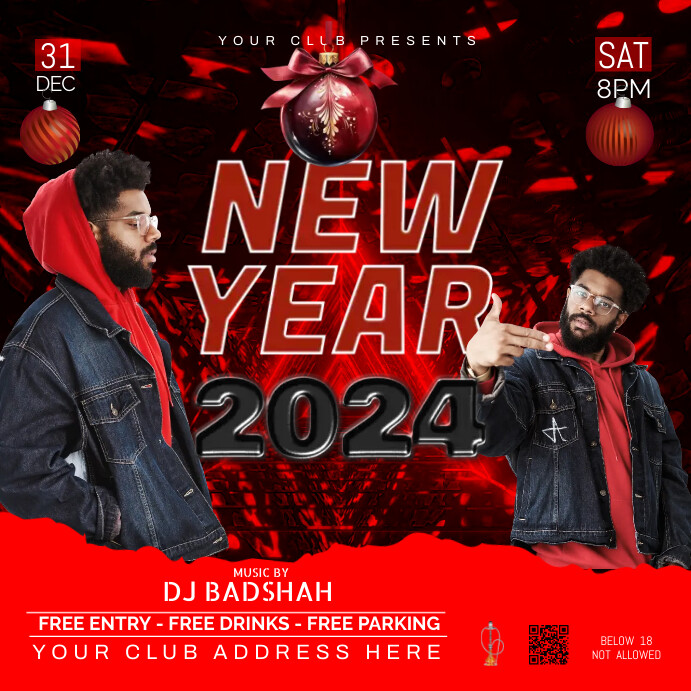 31st dec music party Template | PosterMyWall