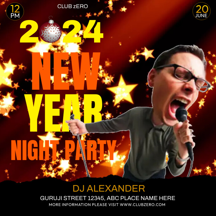 31st dec night party Template | PosterMyWall