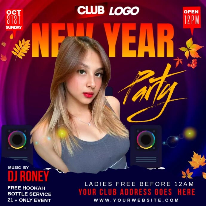 31st december dj party Template | PosterMyWall