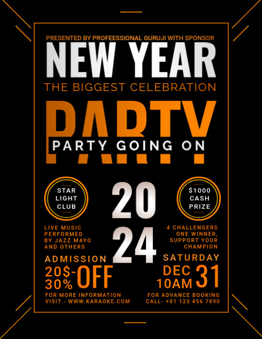 31st december dj party Template | PosterMyWall