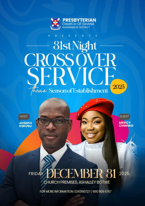 Copy of 31st Night Cross Over Service Flyer Template | PosterMyWall