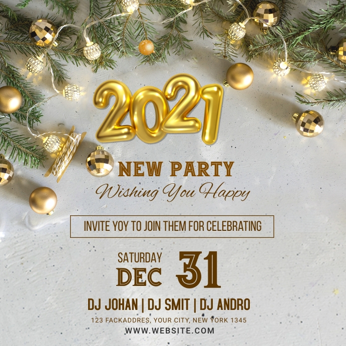 31st Party Template | PosterMyWall
