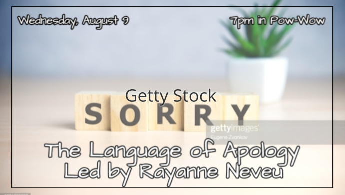 Language of Apology | PosterMyWall