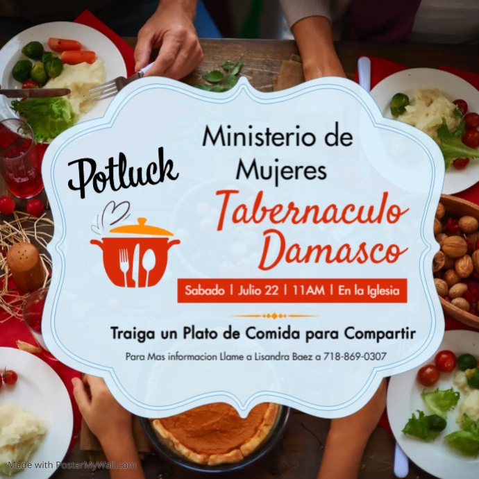 potluck dinner party | PosterMyWall