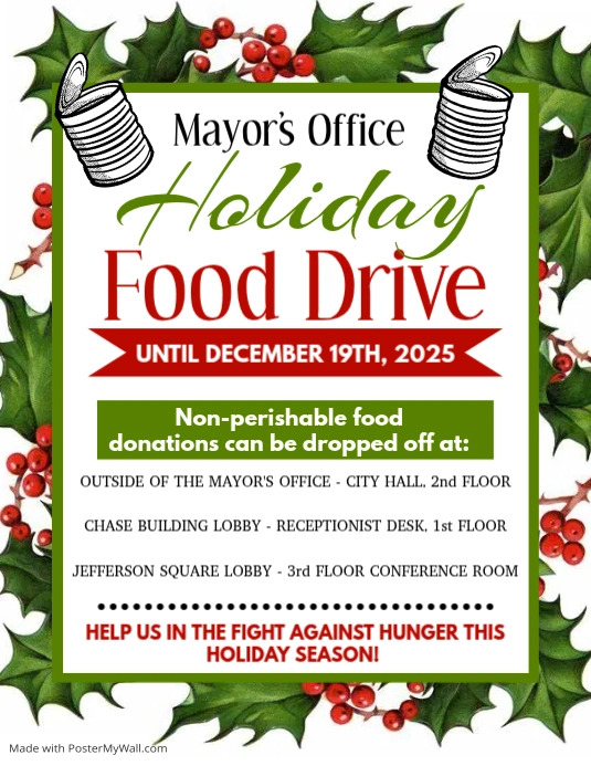 Copy of Holiday Food Drive | PosterMyWall
