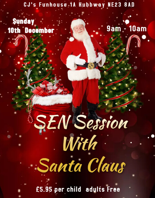 Copy of Meet Santa Claus Flyer Template (2) | PosterMyWall