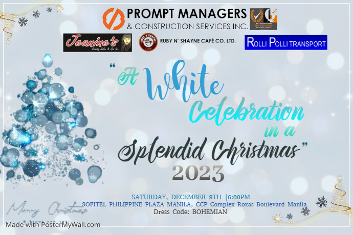 Copy of Bohemian Christmas Party (2) | PosterMyWall