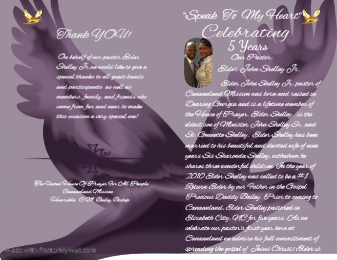 Anniversary Program Cover | PosterMyWall