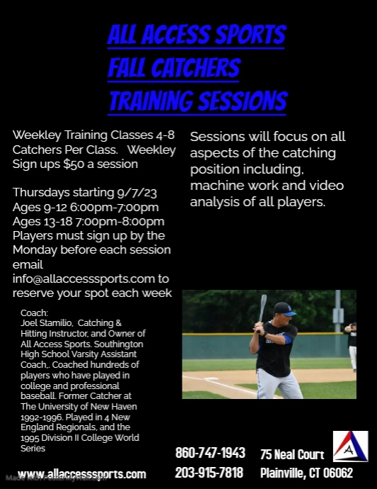 Behind The Mask Catcher's Clinic | PosterMyWall