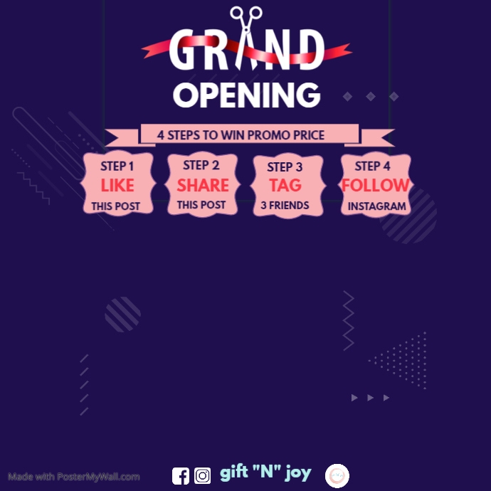 Copy of Grand Opening Ad | PosterMyWall