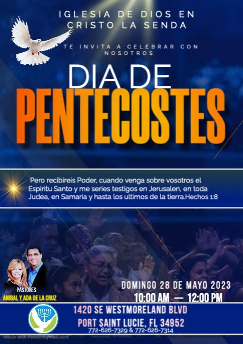 Copy of Pentecost Sunday | PosterMyWall