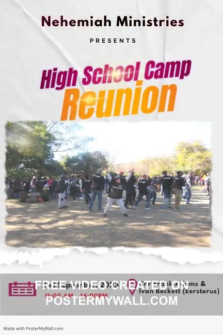 Nehemia Ministries Camp Reunion | PosterMyWall