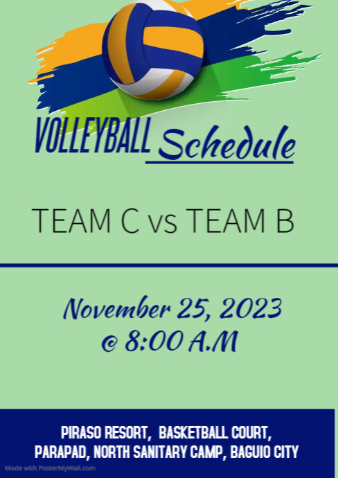 Volleyball Poster | PosterMyWall