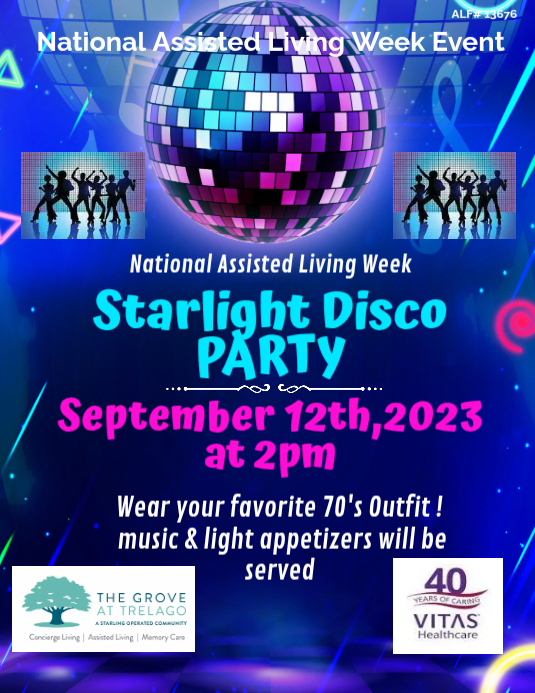 Glow disco dance party | PosterMyWall